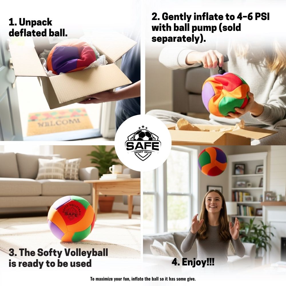 Softy Volleyball - Super Soft Indoor Volleyball – EU Safe Sport Gear