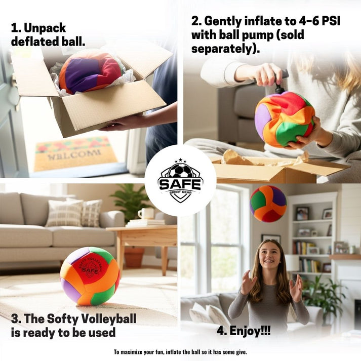 Softy Volleyball - Super Soft Indoor Volleyball – EU Safe Sport Gear